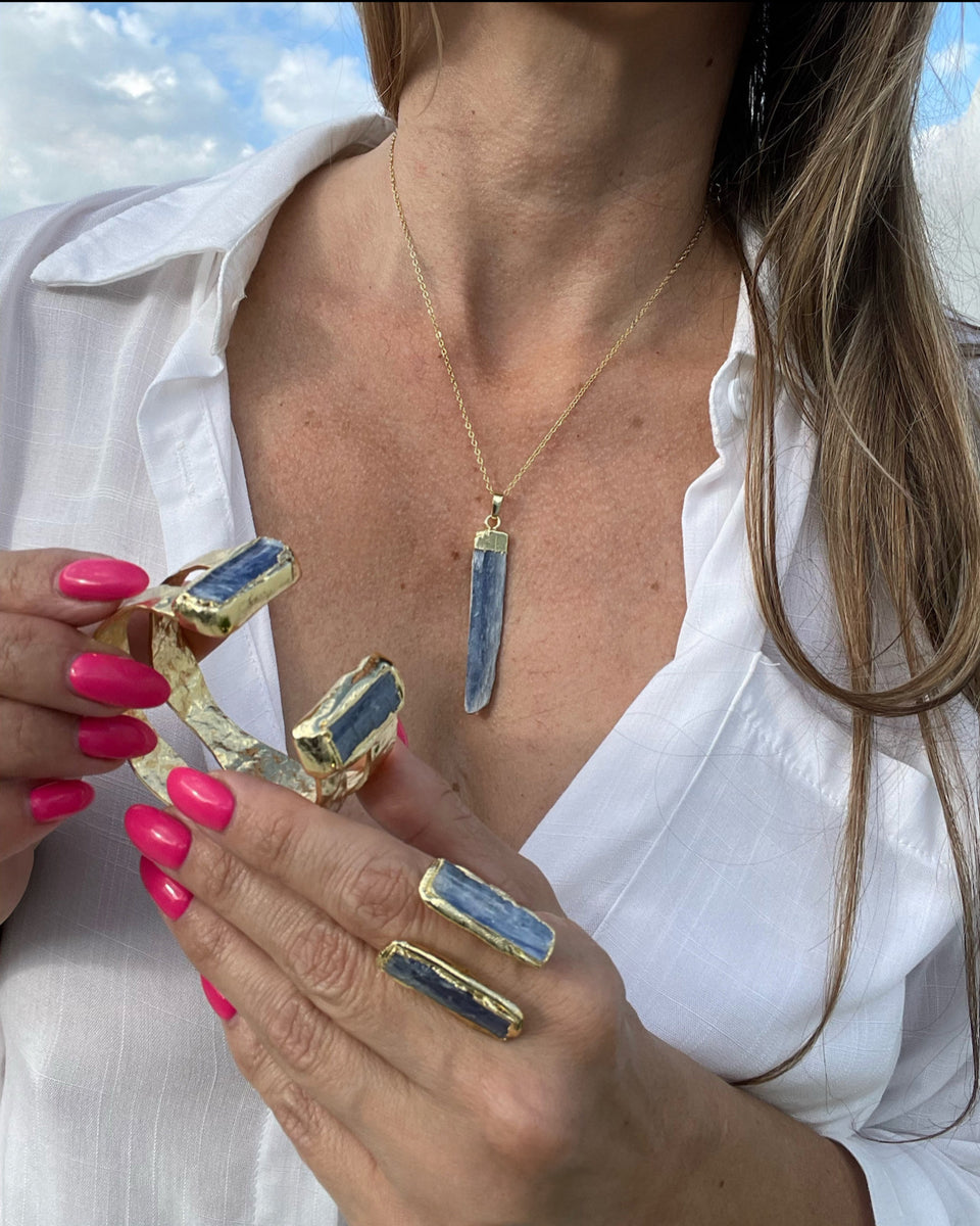 KYANITE GOLD SET – TierraBella